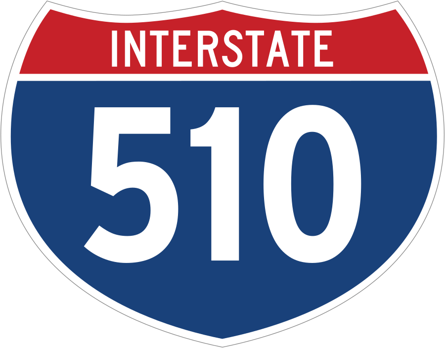 Interstate 510 Sign Sticker