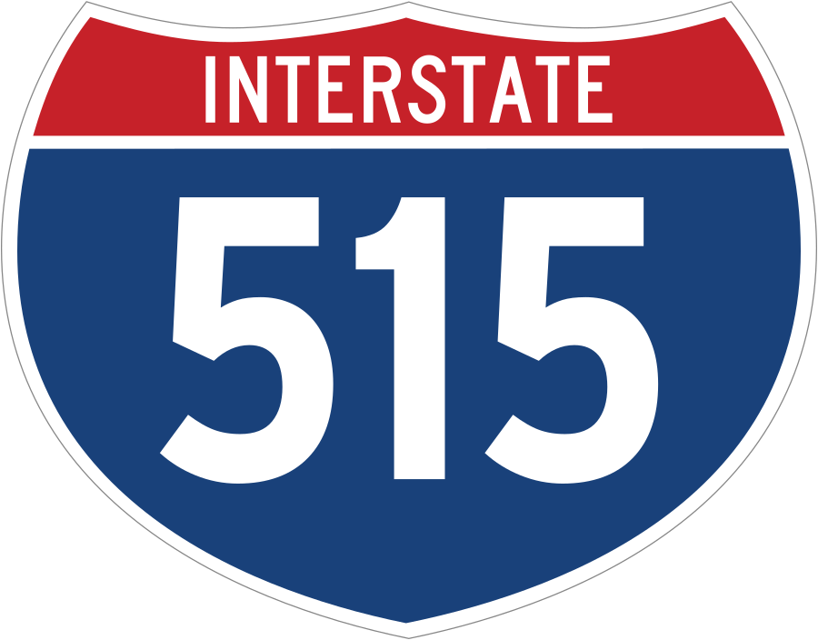 Interstate 515 Sign Sticker