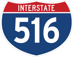Interstate 516 Sign Sticker Shipped Fast & Free!