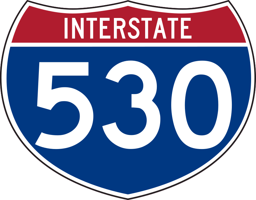 Interstate 530 Sign Sticker Shipped Fast & Free!