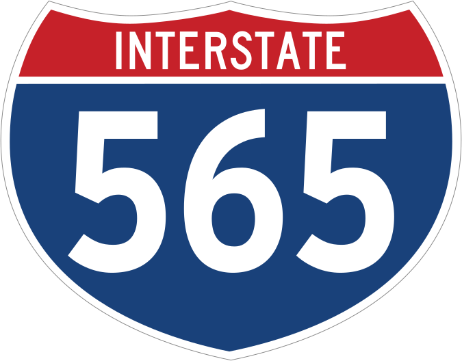 Interstate 565 Sign Sticker