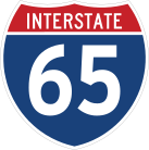 Interstate 65 Sign Sticker Shipped Fast & Free!