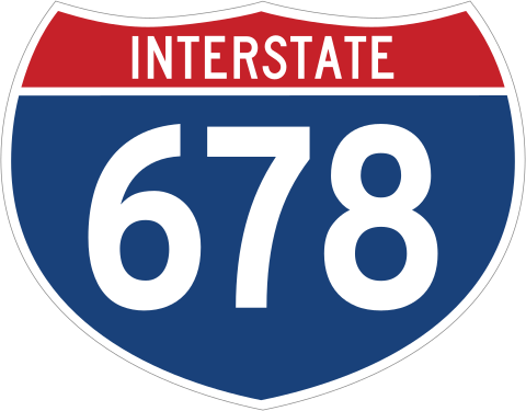 Interstate 678 Sign Sticker Shipped Fast & Free!