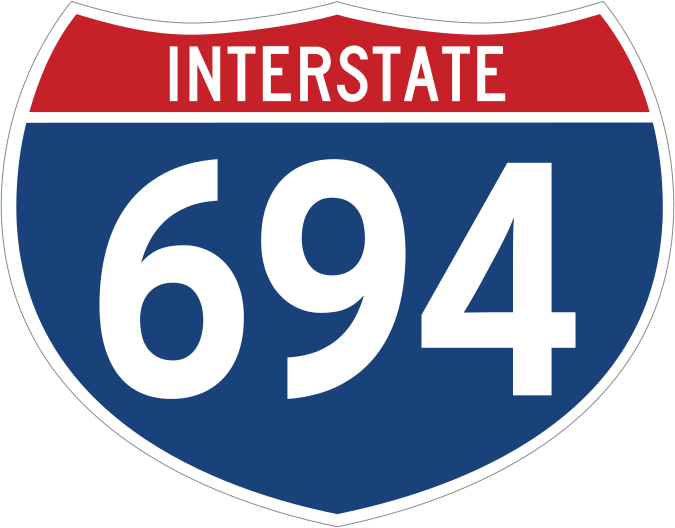Interstate 694 Sign Sticker