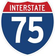 Vibrant, High-Quality Interstate 75 Sign Stickers