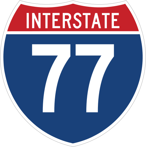 Order Your Interstate 77 Sign Sticker Today - Free Shipping!