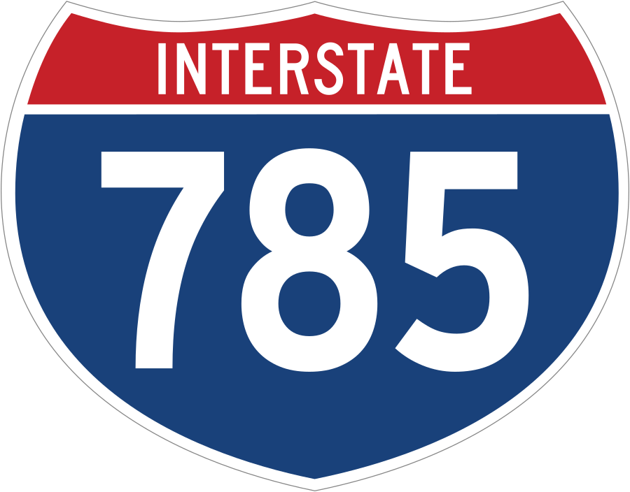 Interstate 785 Sign Sticker