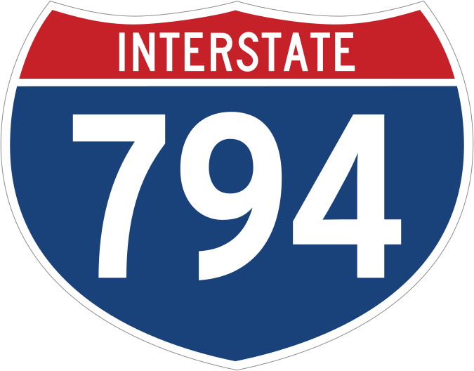 Interstate 794 Sign Sticker