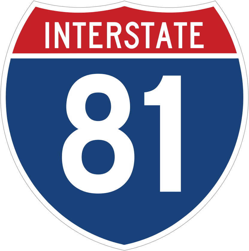 Interstate 81 Sign Sticker Shipped Fast & Free!