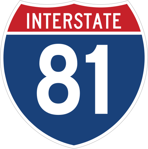 Interstate 81 Sign Sticker Shipped Fast & Free!