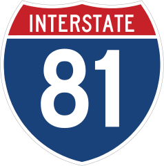 Interstate 81 Sign Sticker Shipped Fast & Free!
