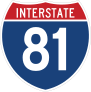 Interstate 81 Sign Sticker Shipped Fast & Free!