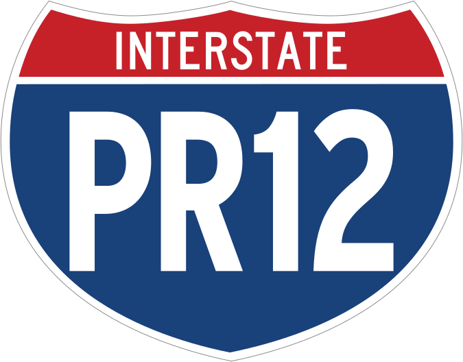 Interstate Pr12 Sign Sticker