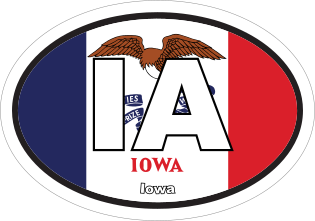 Iowa Stickers and Decals | Free Shipping
