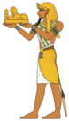 Isolated Figure Of Ancient Egypt Deities Sticker
