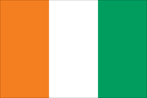 Order Your Ivory Coast Flag Sticker Today - Free Shipping!