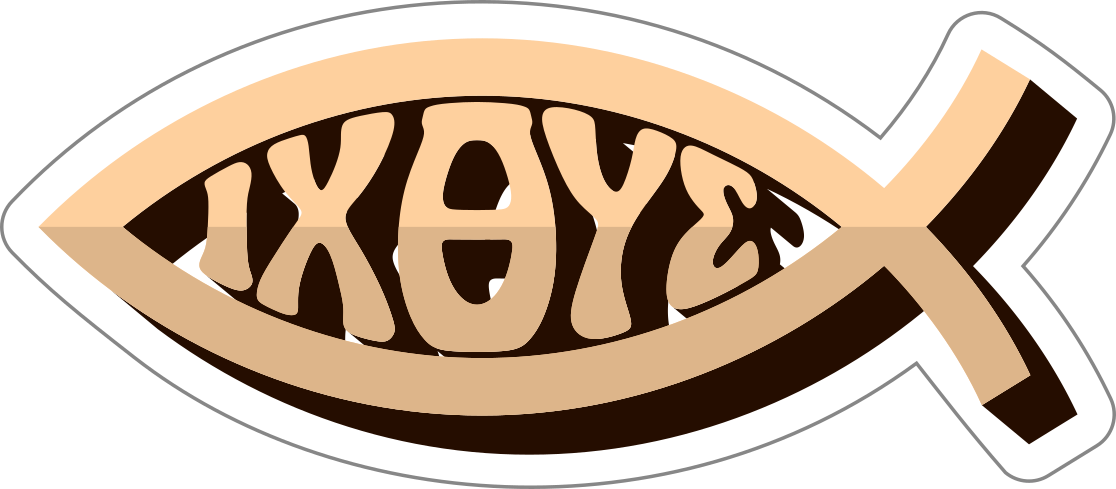 Order Your Ixoye Ichthus Sticker Today - Free Shipping!