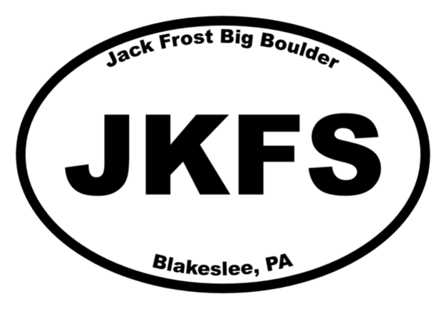 Jack Frost Big Boulder Oval Sticker