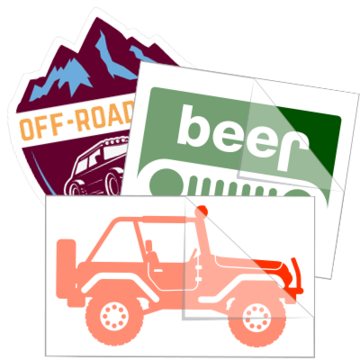 Jeep & Off-Road Stickers & Decals – Free Shipping