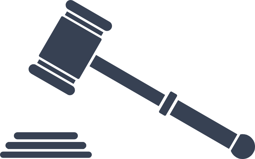 Judge Gavel Sticker - 50+ Colors!