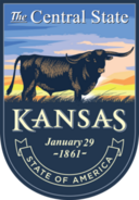 Kansas Banner Sticker