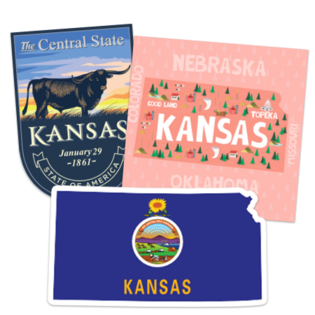 State Stickers (USA) All 50 States - Free Shipping