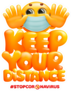 Keep Your Distance Sticker