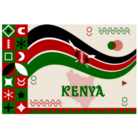Kenya Banner Sticker