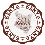 Kenya Logo Country Name Sticker