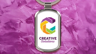 Custom Keychains for Logos, Photos & More. No Min.