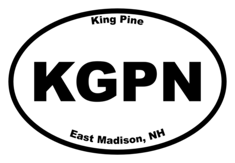 King Pine Oval Sticker