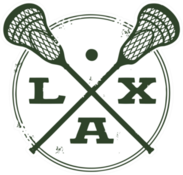 Lacrosse Lax Vintage Style Stamp Sticker