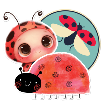 Ladybug Stickers & Decals | Free Shipping