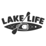 Lake Life Kayak Sticker