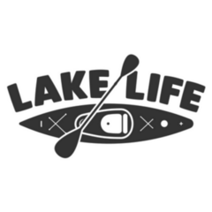 Lake Life Kayak Sticker