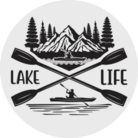 Lake Life Kayaking Letting Sticker