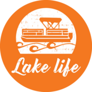 Lake Life Pontoon Boat Sticker