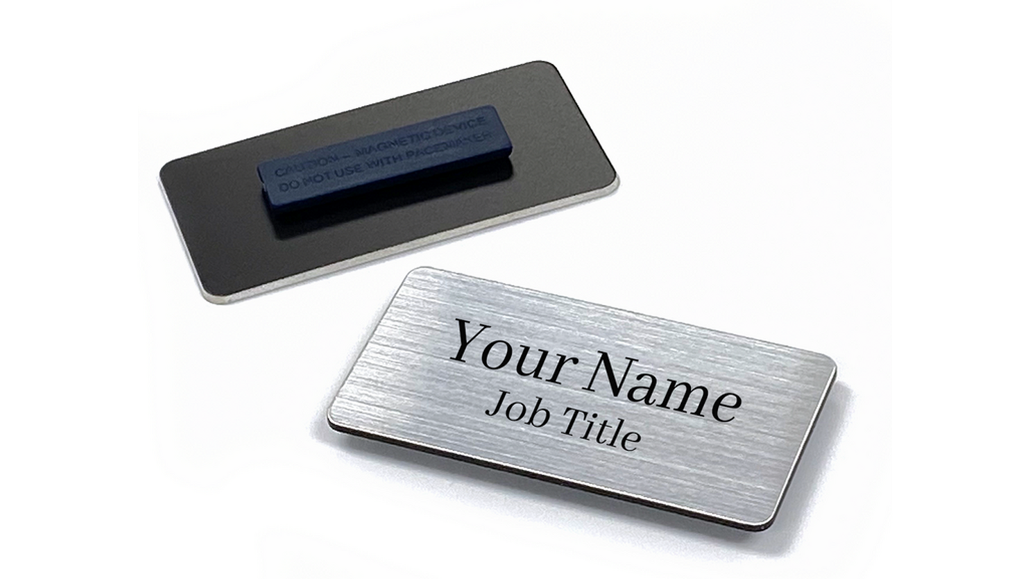 Custom Large Rectangle Name Tags - Print Your Design In Full Color!