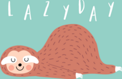 Lazy Day Sloth Sticker