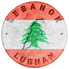 Lebanon Button Sticker
