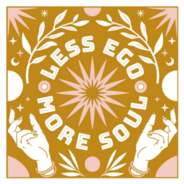 Less Ego. More Soul. Celestial Mystical Sticker
