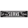 Let Us Serve You - Retro 1950s Restaurant Sticker