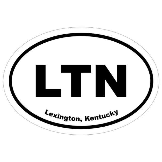 Lexington, Kentucky Oval Stickers