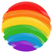 Lgbt Pride Month Flag Circle Symbol Sticker