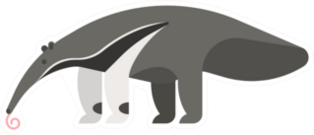 Customizable Anteater Car Stickers & Car Decals on Quality Vinyl