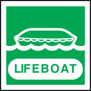 Order Your Lifeboat Sign Sticker Today - Free Shipping!