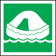 Liferaft Icon Sign Sticker Shipped Fast & Free!