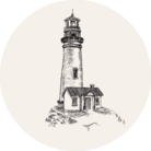 Lighthouse Sketch Sticker