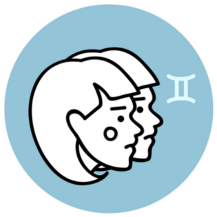 Gemini Zodiac & Astrology Stickers & Car Decals