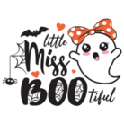 Little Miss Boo-Tiful Ghost Sticker